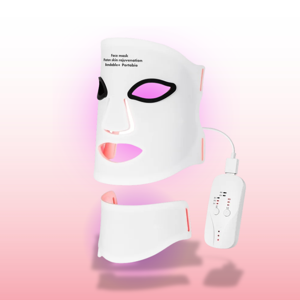 7-Color LED Face & Neck Mask – Wireless Skin Therapy
